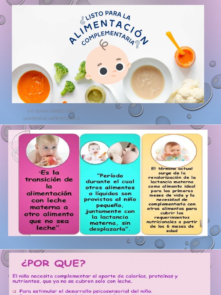 Alimentacion Complementaria | PDF