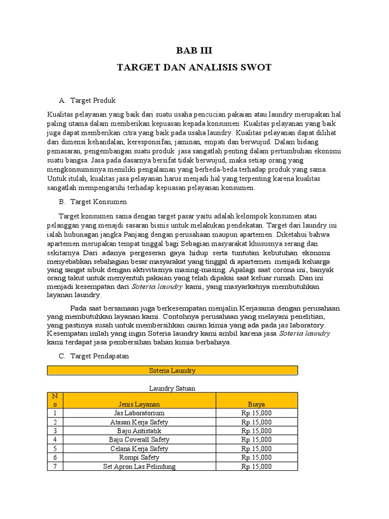 Proposal Bab 3 | PDF