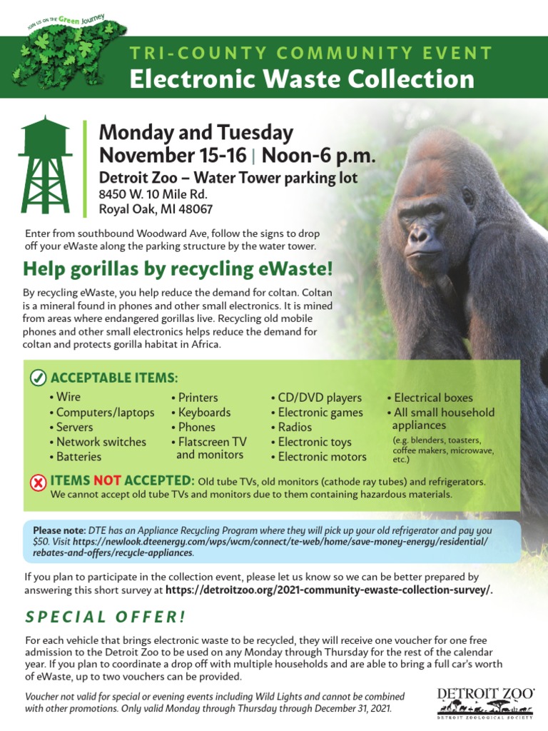 DZS EWaste Collection Flyer | PDF | Electronic Waste | Home Appliance