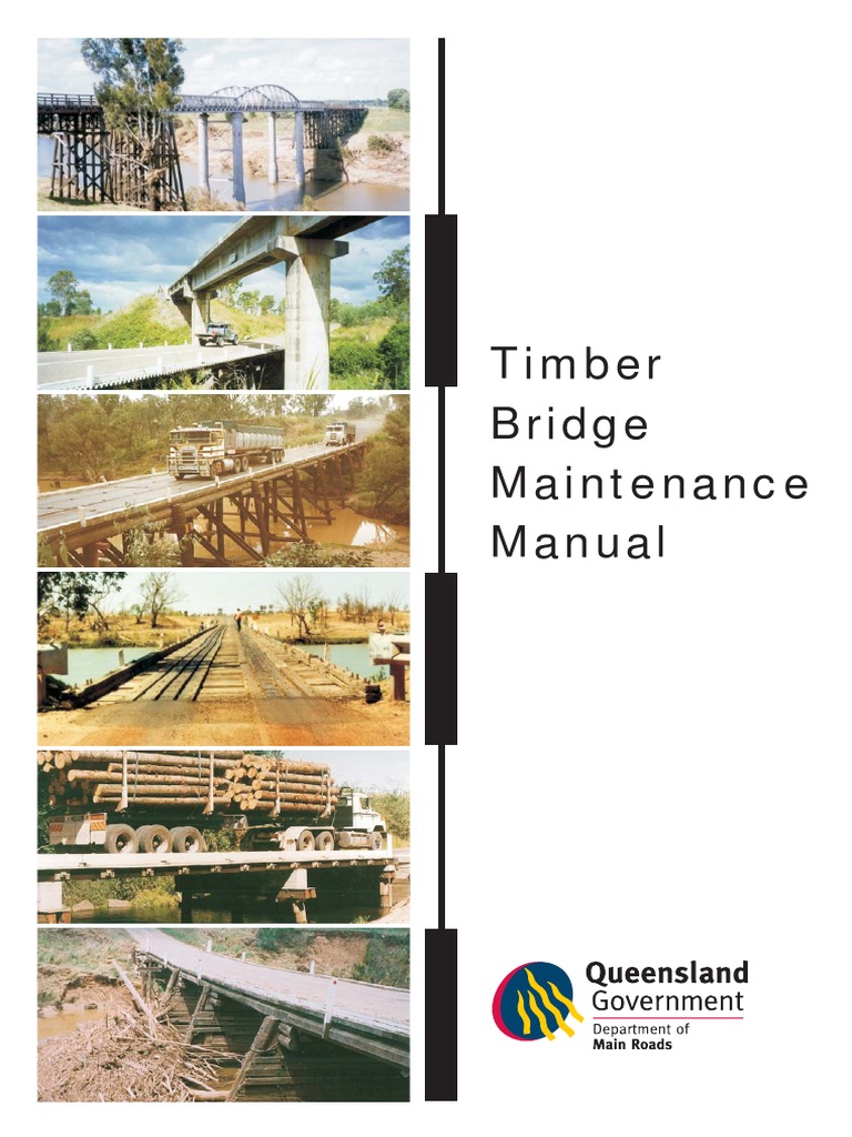 Timber Bridge Maintenance Manual | PDF | Bridge | Deep Foundation