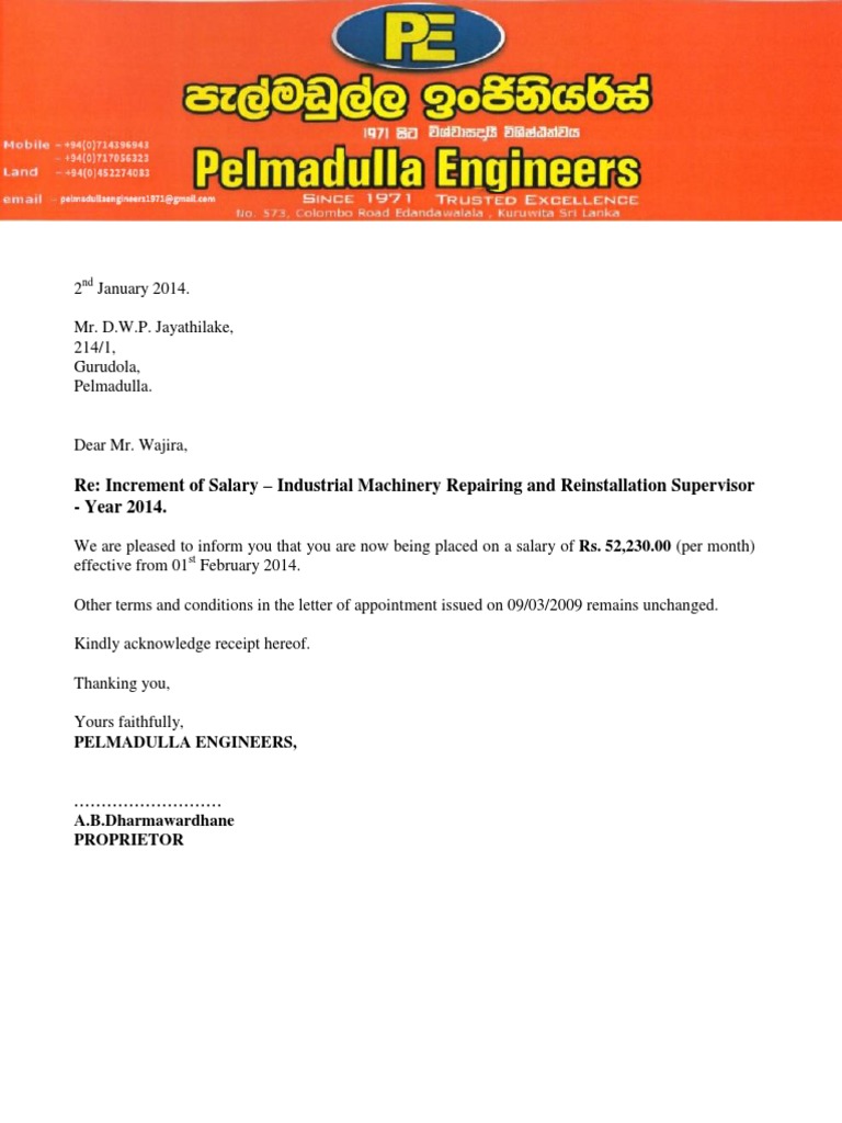 Service Letters | PDF