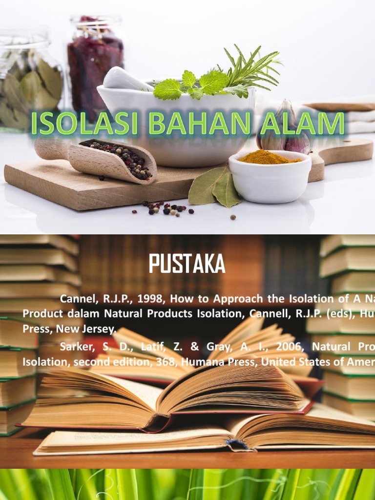 Isolasi Bahan Alam PDF | PDF
