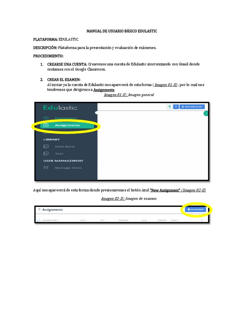 Manual de Edulastic | PDF | Prueba (evaluación) | Calidad de vida