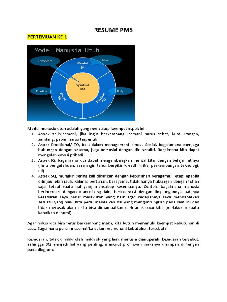 Model Manusia Utuh | PDF | Sains & Matematika