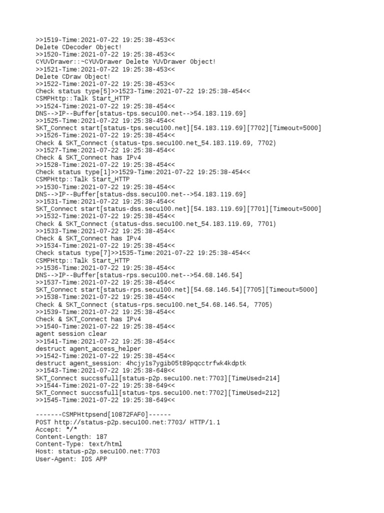 Log | PDF | Hypertext Transfer Protocol | Telecommunications