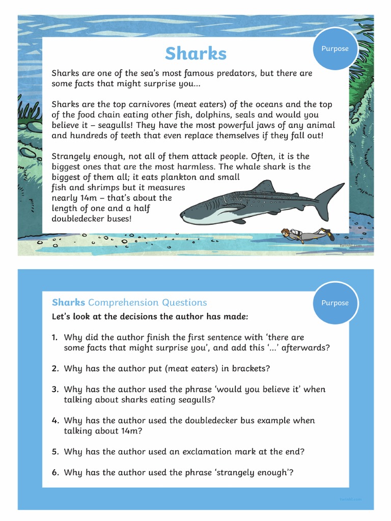 Reading Comprehension Skills Pdf