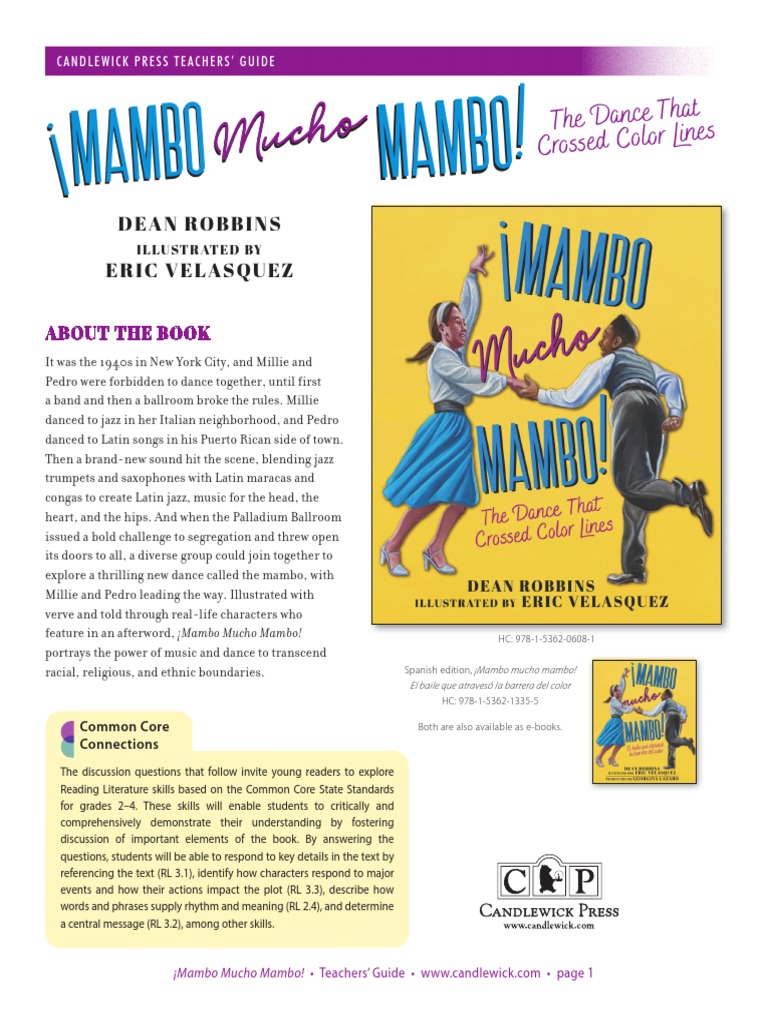 ¡Mambo Mucho Mambo! Teachers Guide | PDF | Reading Comprehension