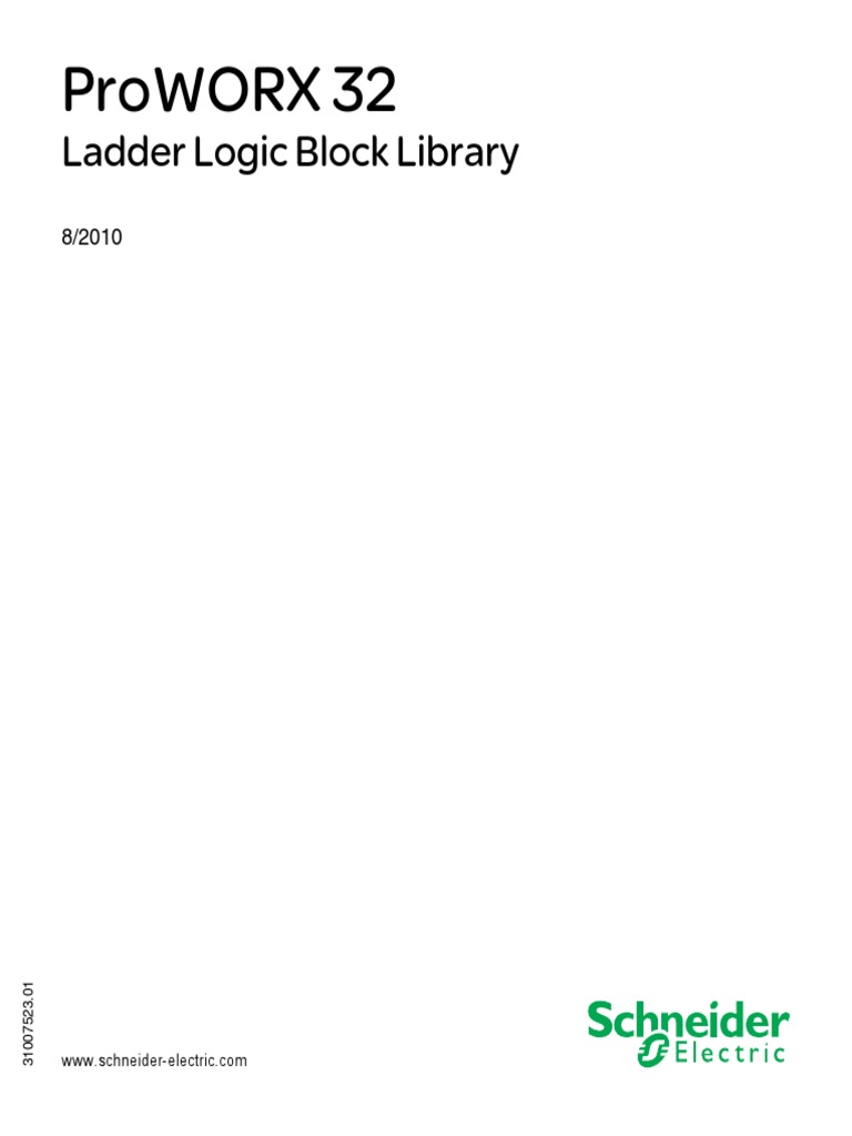 Proworx 32: Ladder Logic Block Library | PDF | Safety | Sine