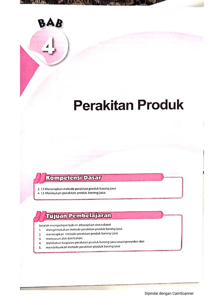 KD. 3.13 Menerapkan Metode Perakitan Produk Barang Dan Jasa | PDF