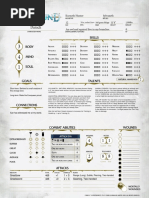 VTM V5 Character Sheet Template | PDF