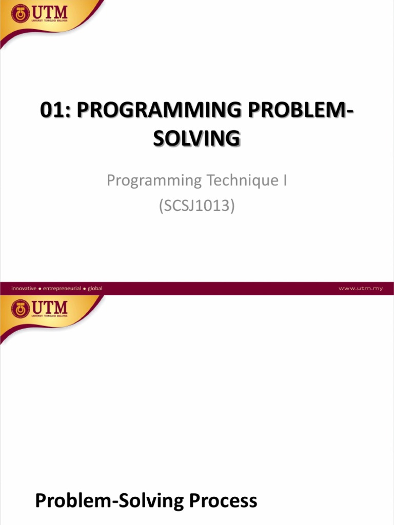 01 - Programming Problem-Solving | PDF | Control Flow | Algorithms