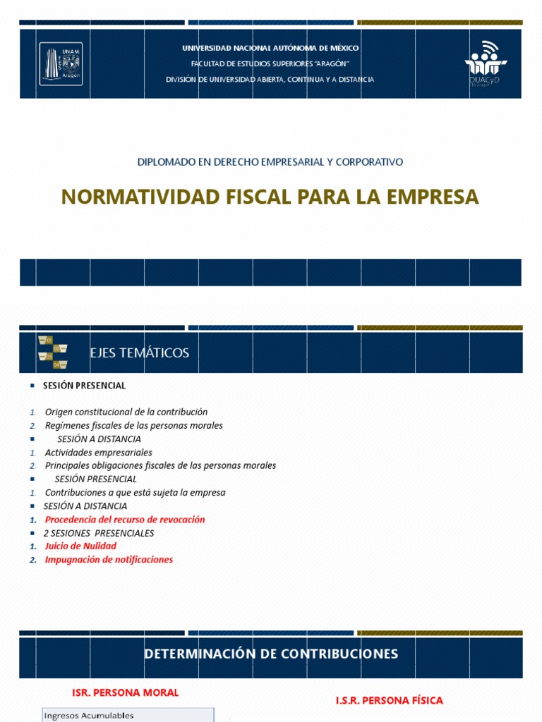 Normativa fiscal para la empresa: un curso sobre las obligaciones ...