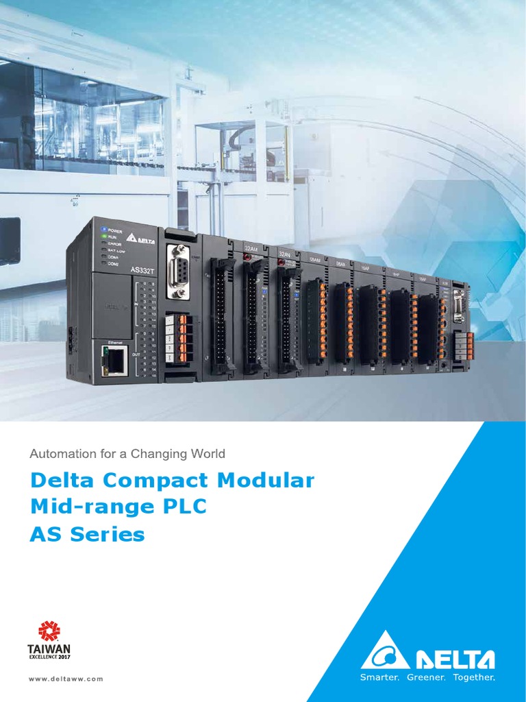 Delta Compact Modular Mid-Range PLC AS Series | PDF | Programmable ...