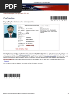 Nonimmigrant Visa - Confirmation Page | PDF | Travel Visa | Fingerprint