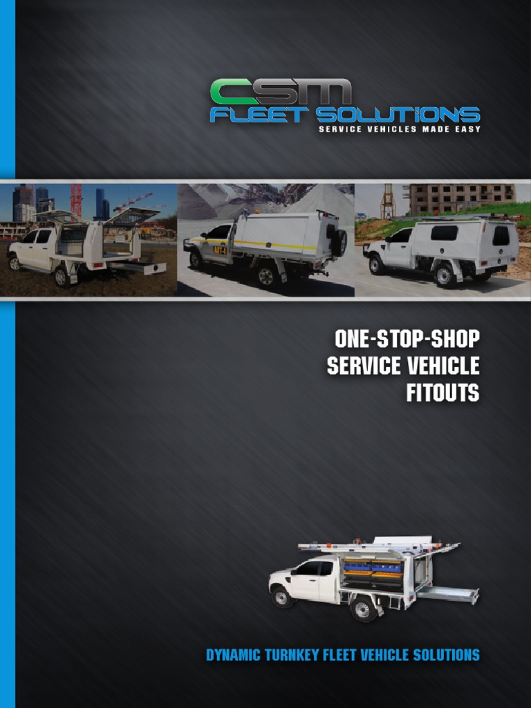 CSM Fleet Solutions Brochure | PDF | Customer | Quality Management