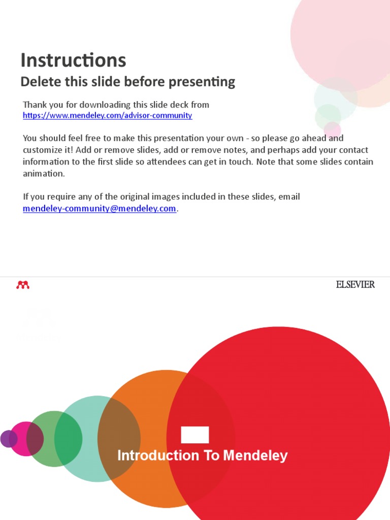 Instructions: Delete This Slide Before Presenting | PDF | Tag (Metadata) | Computing