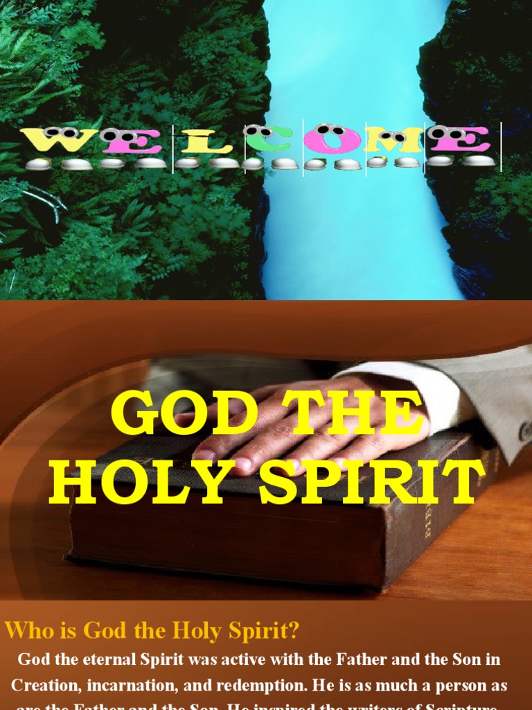God The Holy Spirit | PDF | God The Father | Jesus