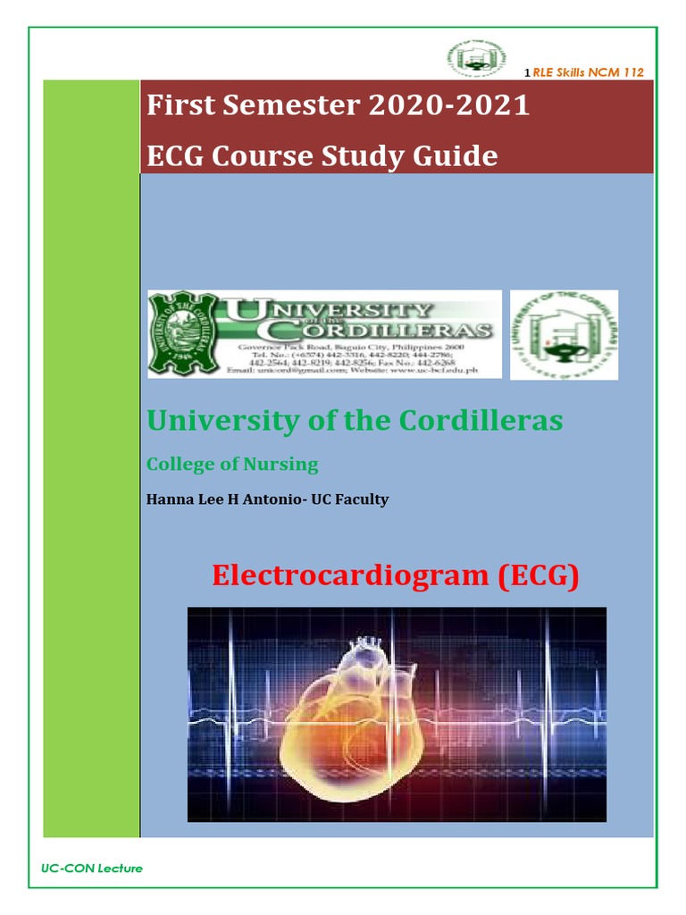 An Introduction To ECG 1 | PDF | Heart | Atrium (Heart)