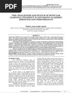 Effect of Modular Learning To The Academic Performance of Grade 12 ...