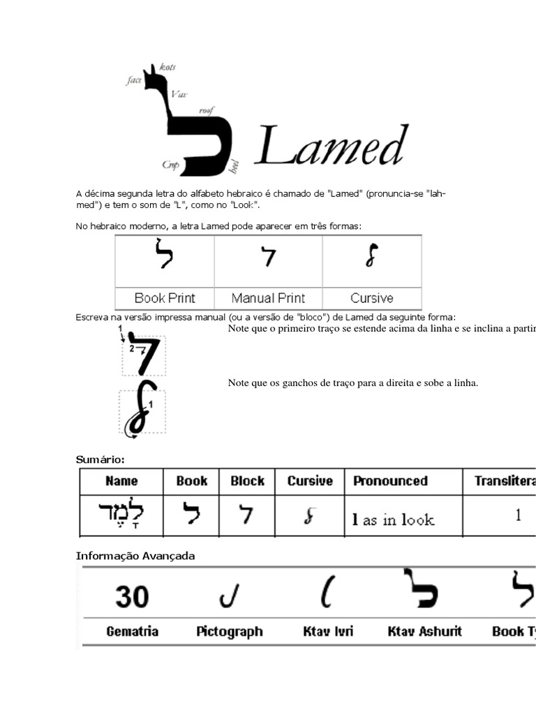 12 Letra Lamed | PDF | Torá | Sabedoria