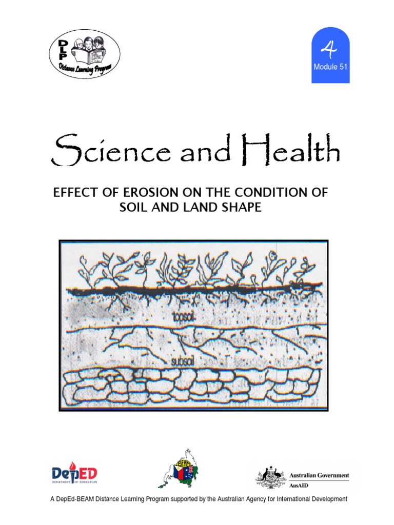 Science 4 DLP 51 - EFFECT OF EROSION ON THE CONDITION OF SOIL AND LAND ...