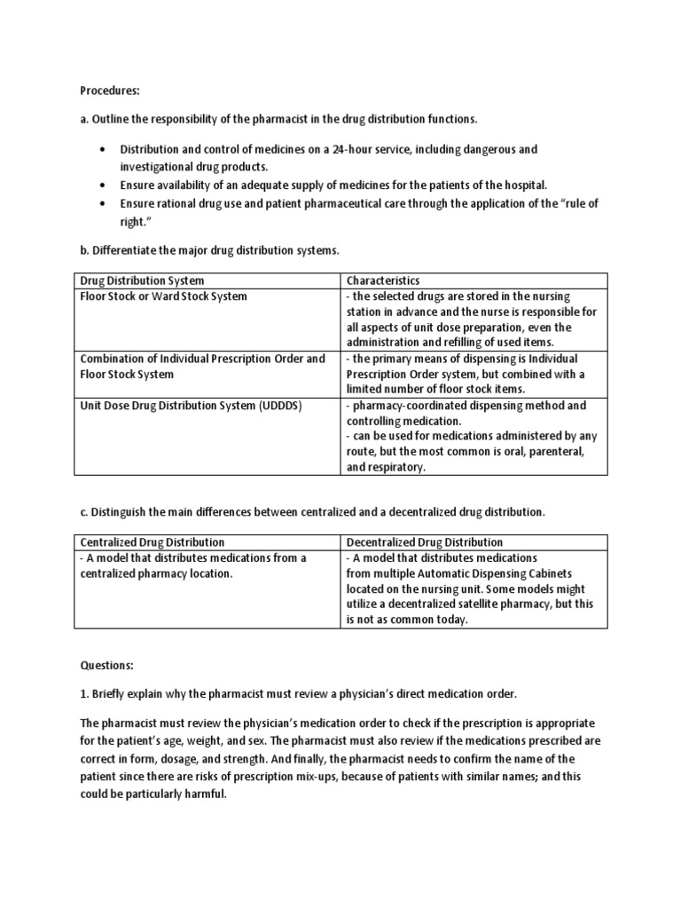 Lab Activity #8 | PDF | Pharmacy | Medical Prescription