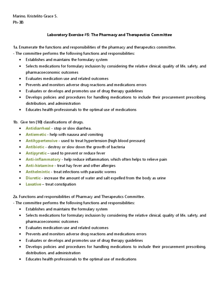 Lab Exercise 5 Pdf Topical Medication Pharmacy