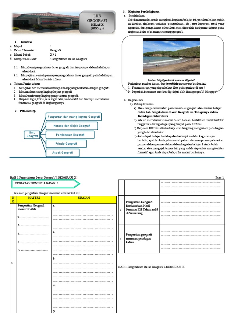 Geo Kelas X Bab 1 | PDF