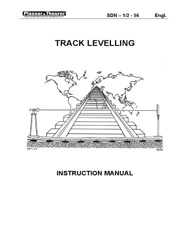 Track Levelling: Instruction Manual | PDF | Metrology