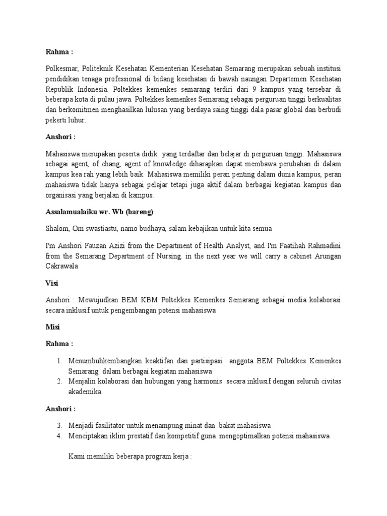 Polkesmar Script Sama Anshori | PDF