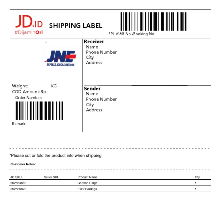 Shipping Print | PDF