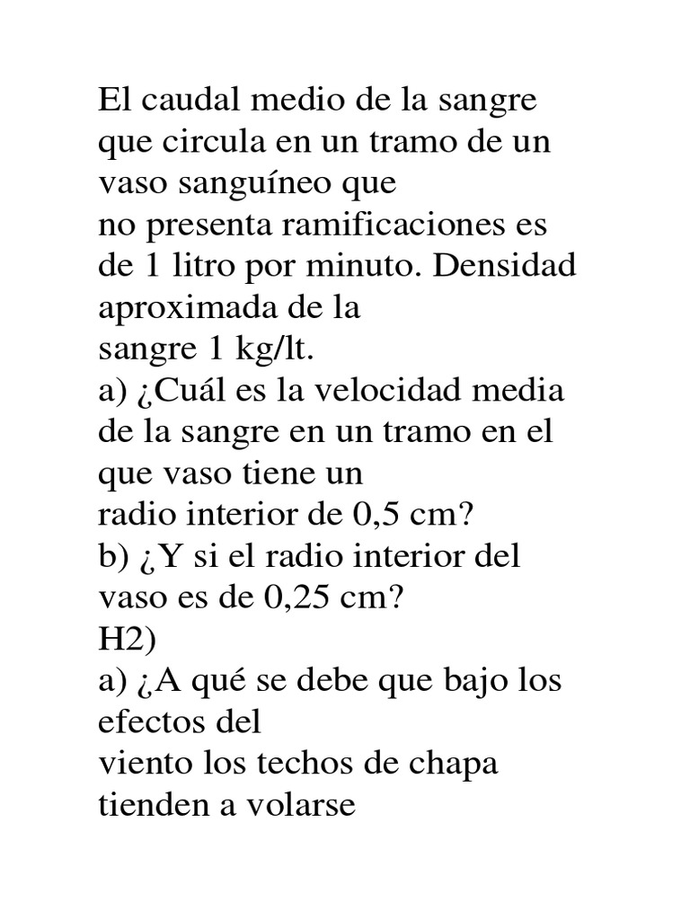 Ejercicios Hidro Dinamica | PDF | Presión | Viscosidad