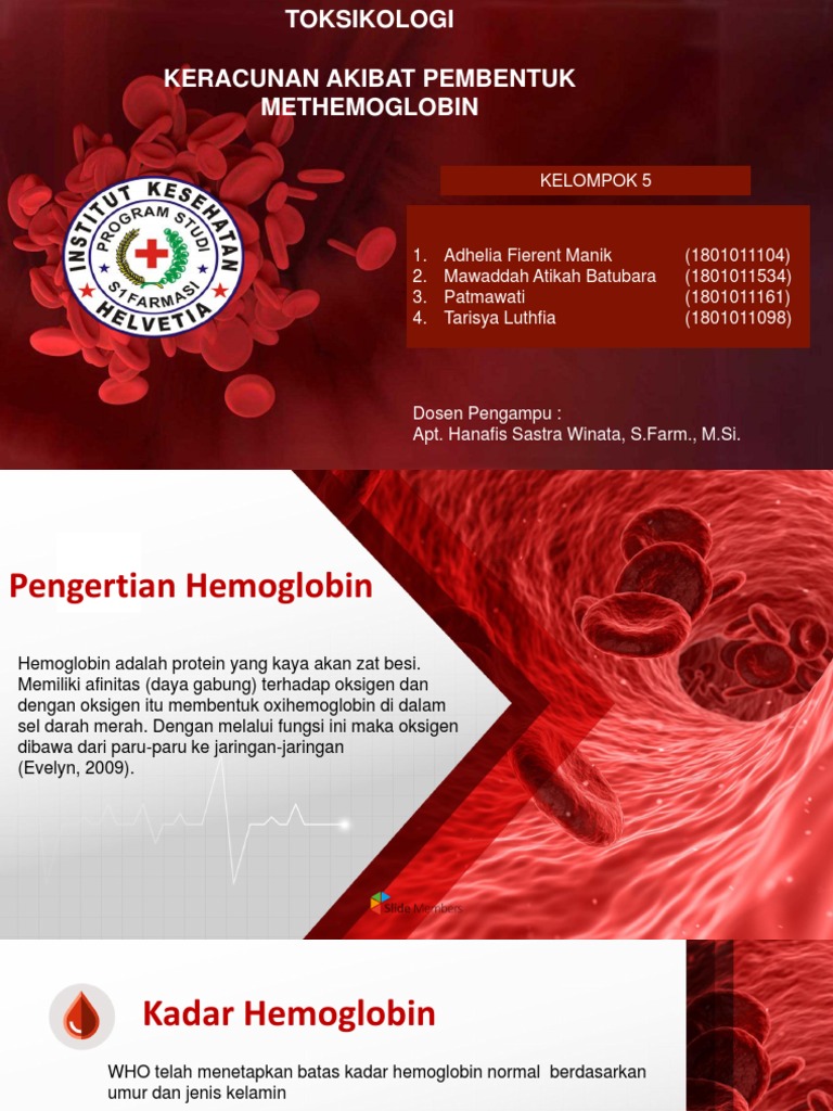 Kel 5 Toksikologi Keracunan Akibat Pembentuk Methemoglobin | PDF