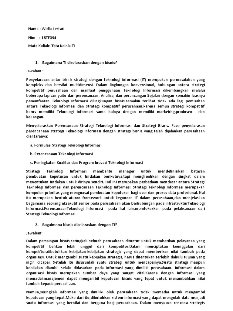 Widia Lestari (Tugas1) | PDF