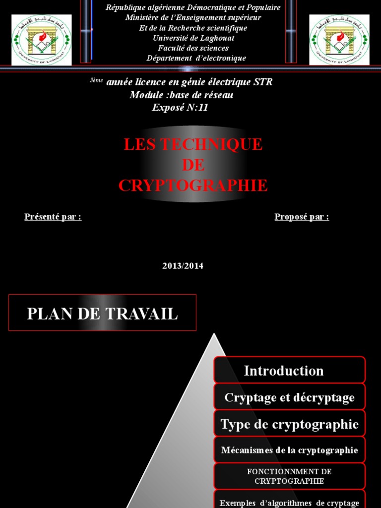 Titre 1 | PDF | Cryptage | Cryptographie