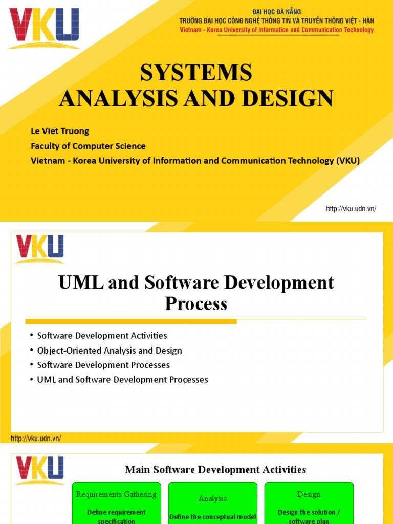 SAD - Ch3 - UML and Software Development Process | PDF | Agile Software Development | Software ...