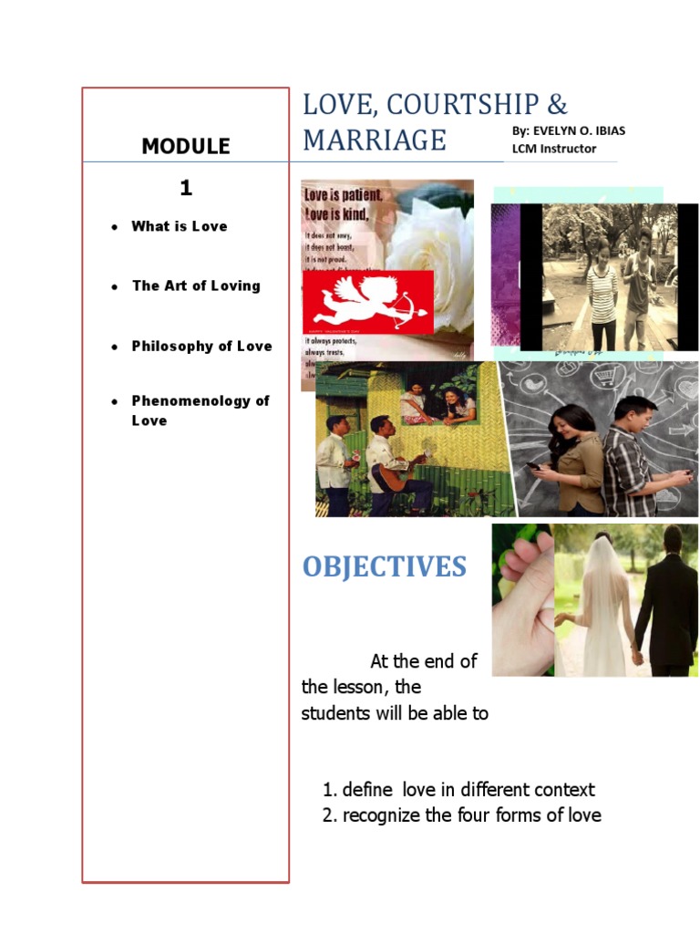 LCM Module 1 | PDF | Love | Romance (Love)
