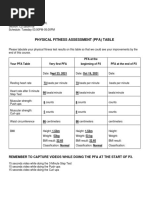 OPP Fitness Log | PDF | Physical Fitness