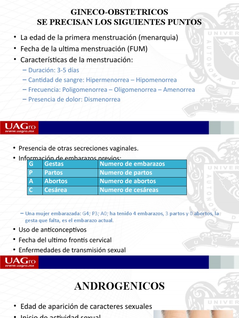 Antecedentes Gineco Obstetricos Pdf