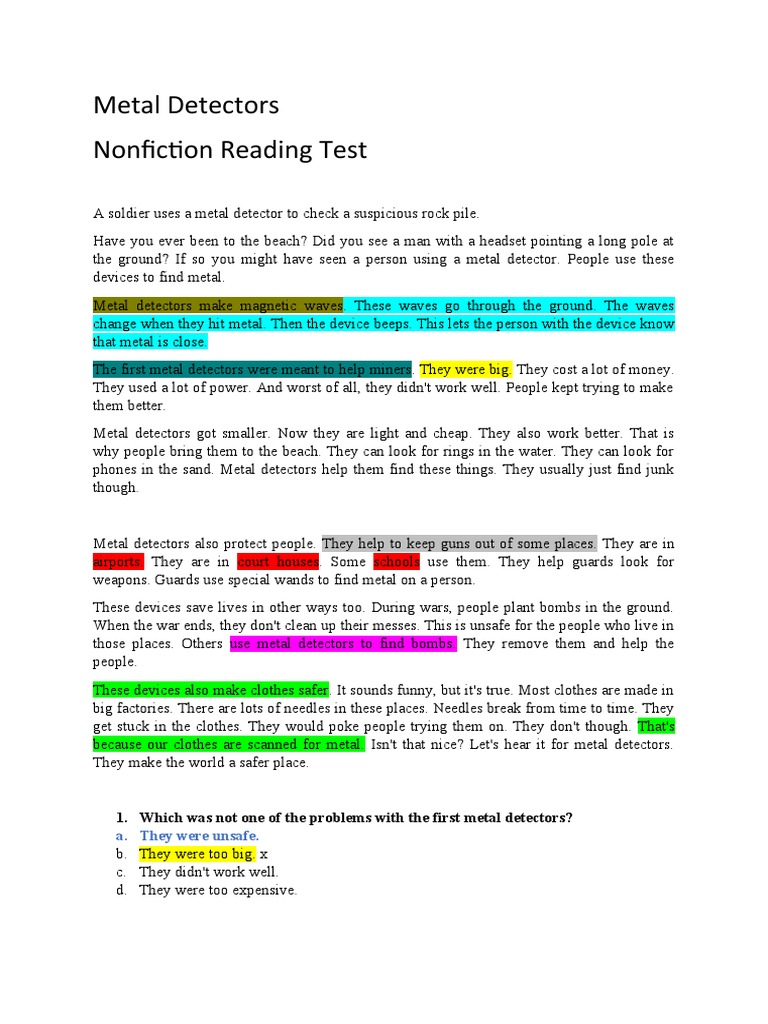 Metal Detectors | PDF | Metal Detector