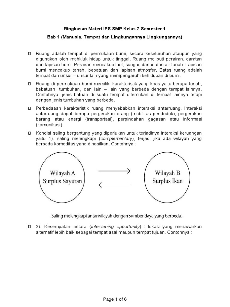 Ips Bab 1 | PDF | Ilmu Sosial | Sains & Matematika