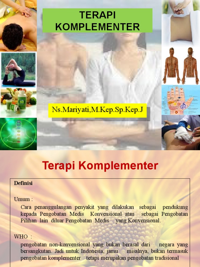 Terapi Komplementer | PDF | Pengembangan Diri | Sains & Matematika