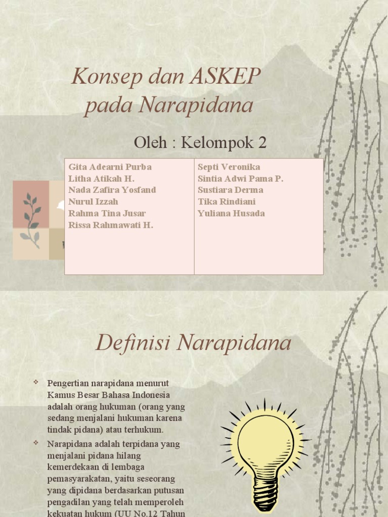 ASKEP Pada Narapidana | PDF | Pengembangan Diri | Sains & Matematika