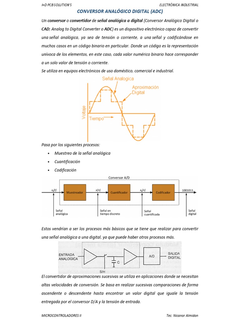 CCS - 11 - Conversion A - D | PDF | Conversor analógico a digital | Convertidor digital a analógico