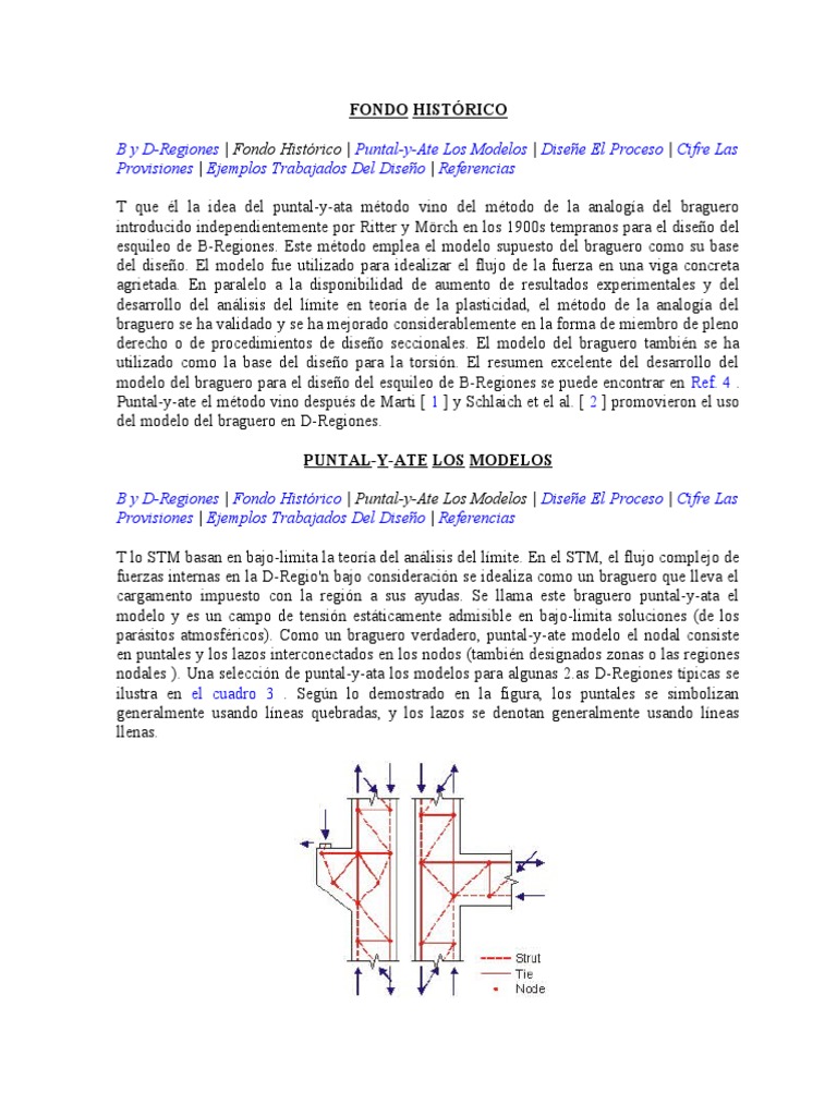 Modelos de Puntal y Viga en Diseño | PDF | Mecanica clasica ...
