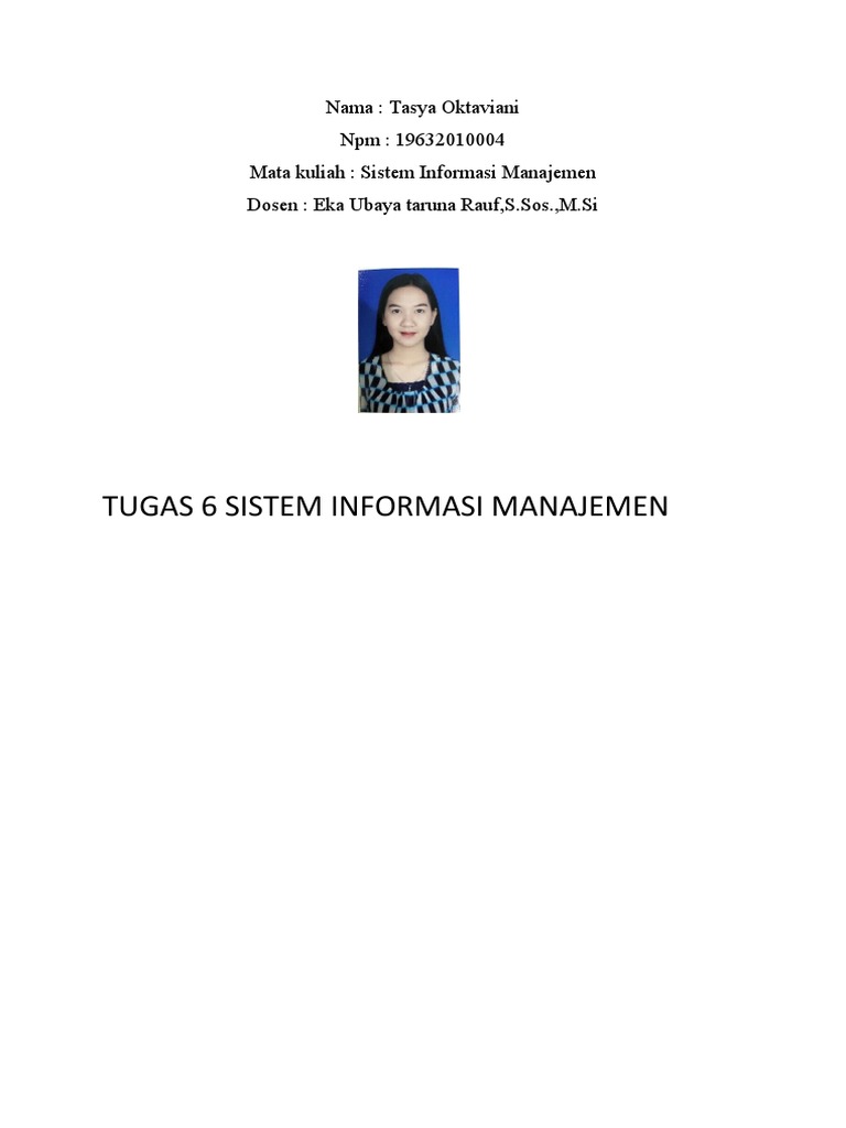 Tugas 6 Sim 7 10 2021 | PDF