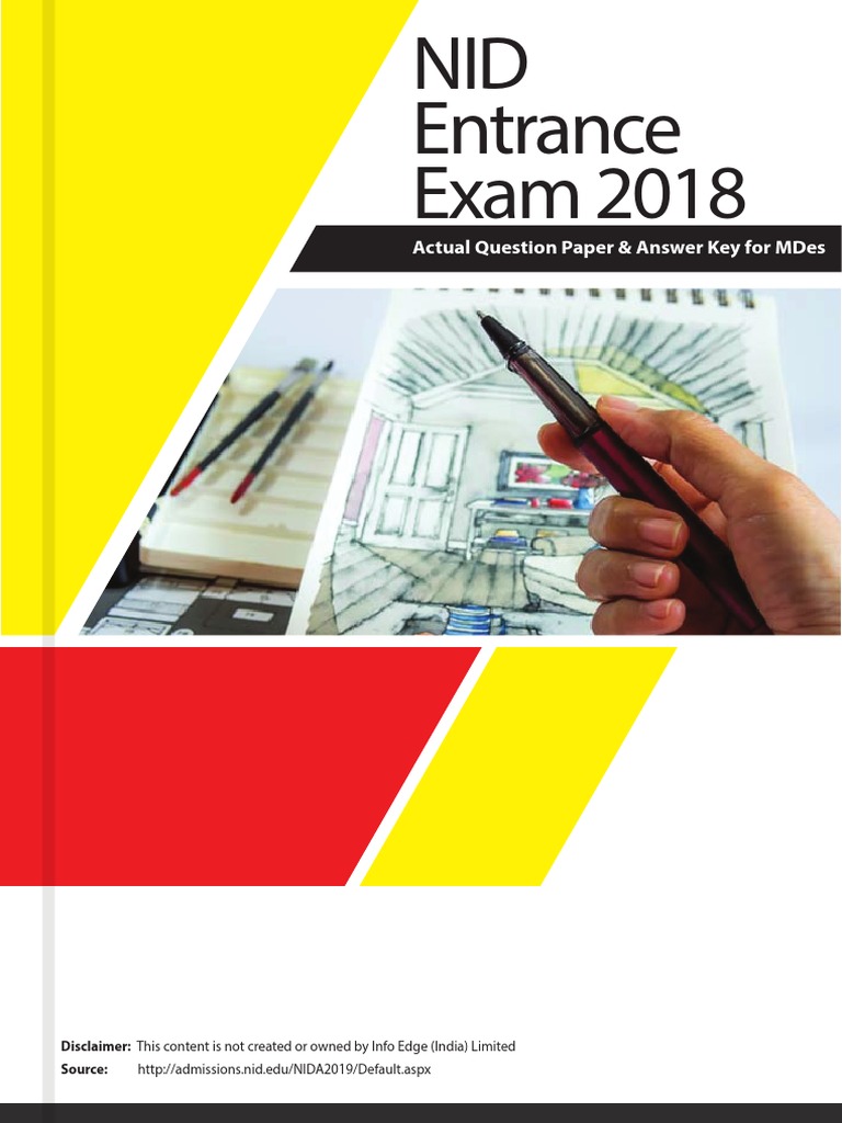 Actual Question Paper & Answer Key For Mdes | PDF | Test (Assessment ...