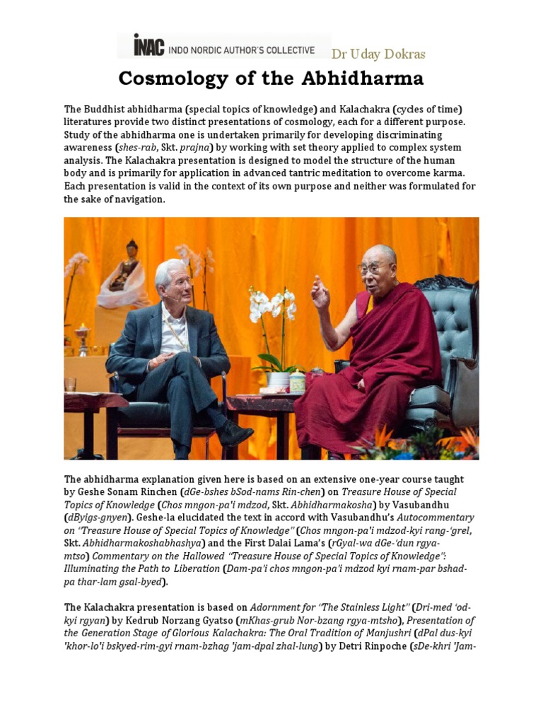 Cosmology of The Abhidharma | Download Free PDF | Tibetan Buddhism ...