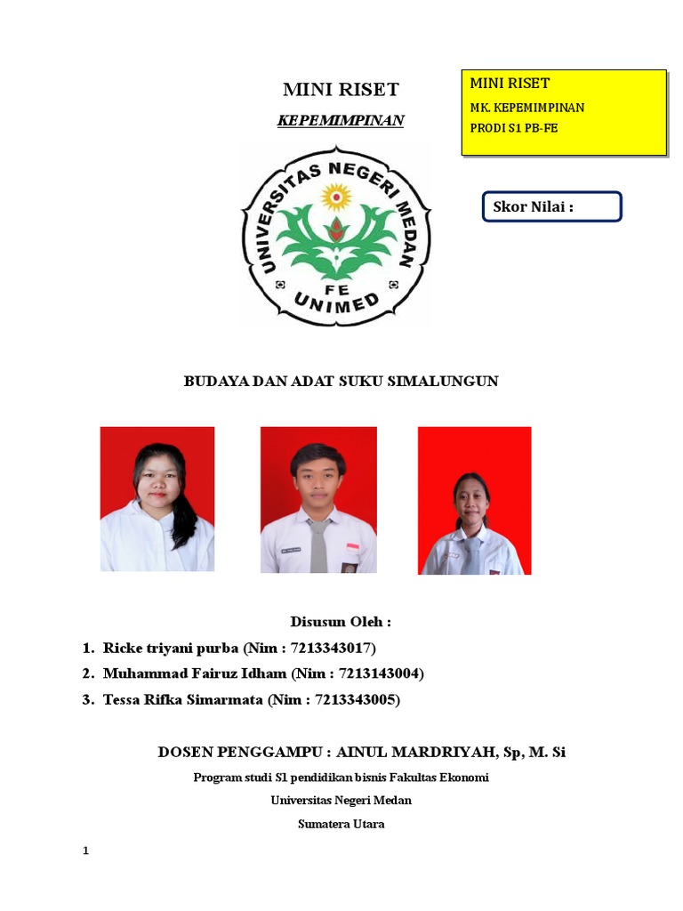 MINI RISET Kepemimpinan Kelompok 9 | PDF