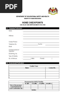 Appendix 1 Checklist For Identification of Excessive Noise: Department ...